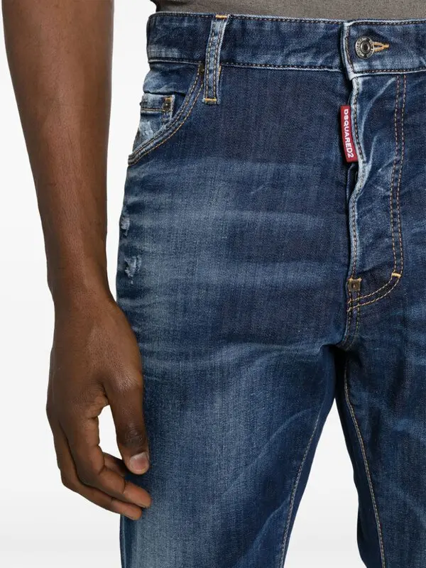 Dsquared2 Cool Guy Distressed Jeans - Blue