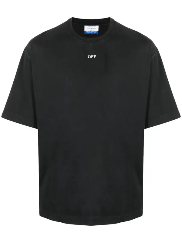 Off-White S.matthew Skate Logo-print T-shirt - Black