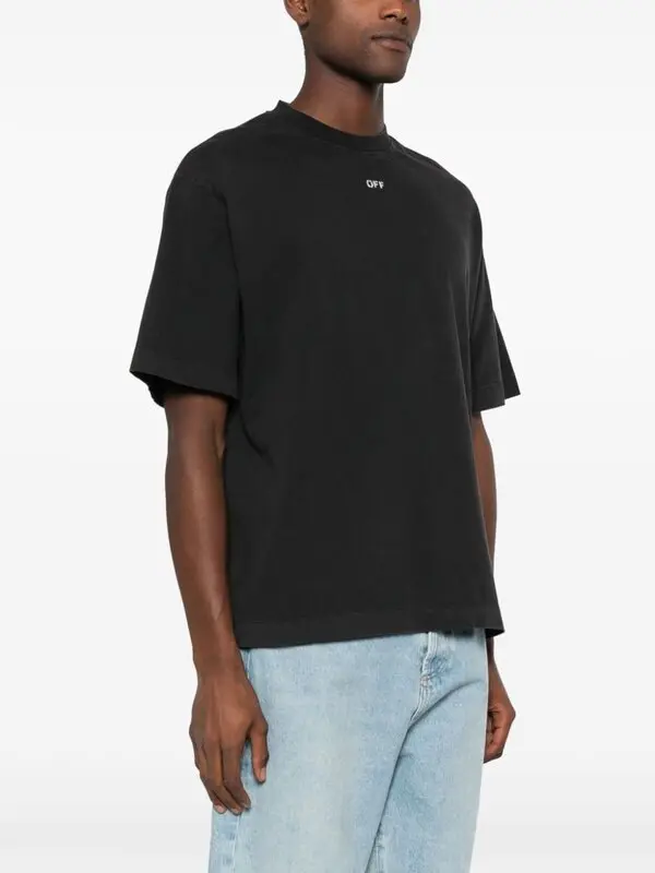 Off-White S.matthew Skate Logo-print T-shirt - Black