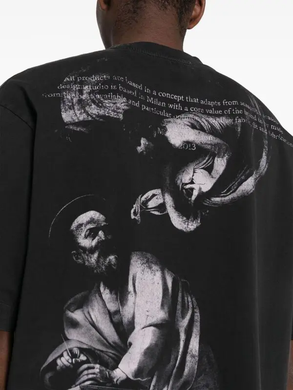 Off-White S.matthew Skate Logo-print T-shirt - Black