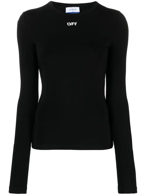 Off-White Off-stamp Stretch-jersey Top