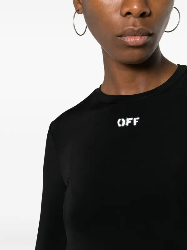 Off-White Off-stamp Stretch-jersey Top