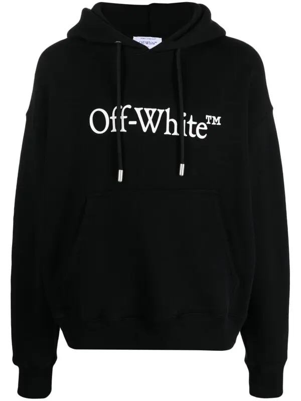 Off-White Skate Cotton Hoodie - Black