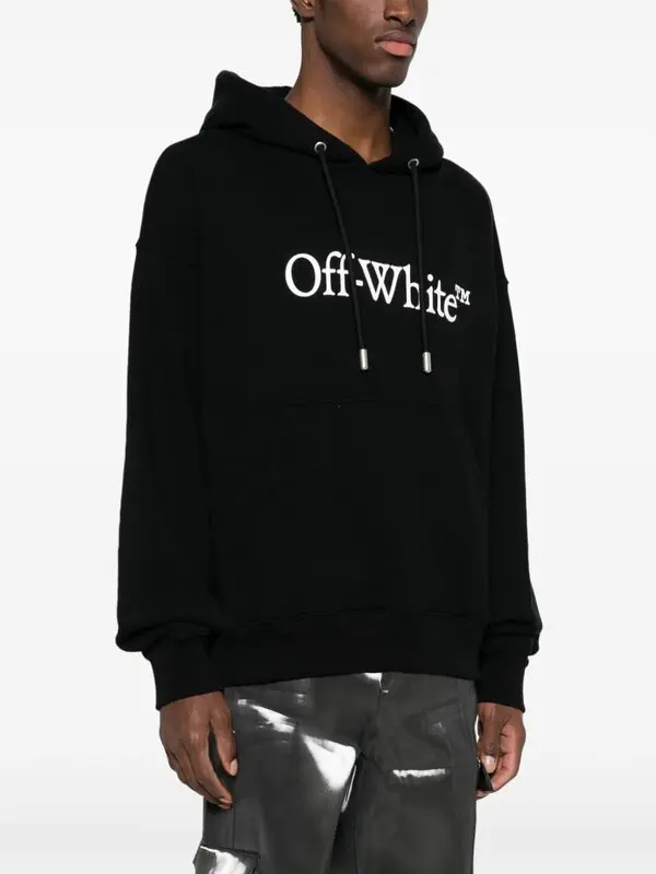 Off-White Skate Cotton Hoodie - Black