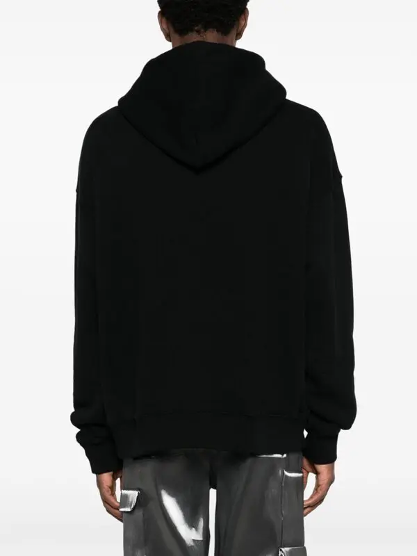 Off-White Skate Cotton Hoodie - Black