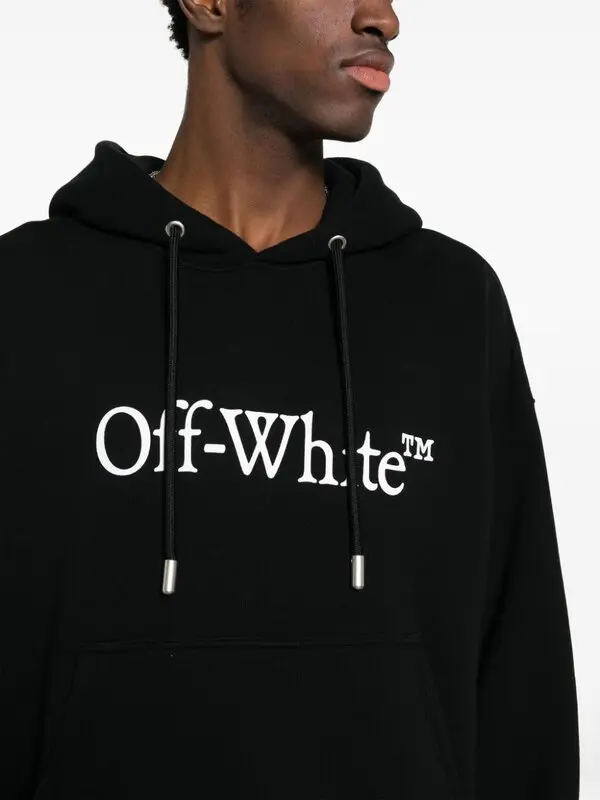 Off-White Skate Cotton Hoodie - Black