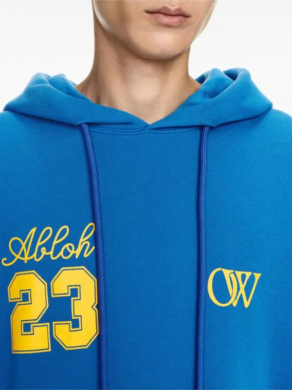 Off-White Logo-print Cotton Hoodie
