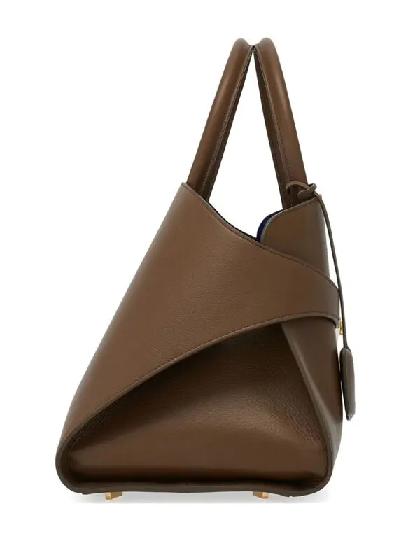 FERRAGAMO Small Hug Leather Tote Bag