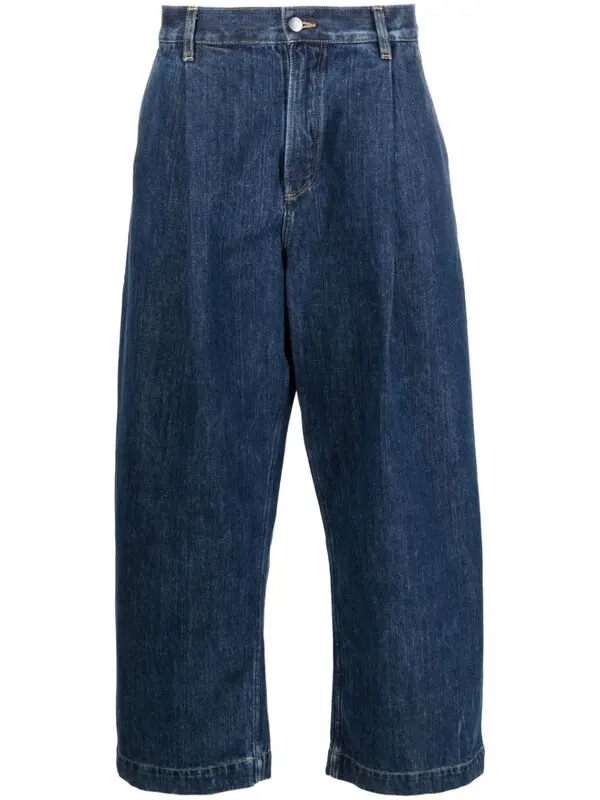 Studio Nicholson Puch Wide Leg Jeans - Blue