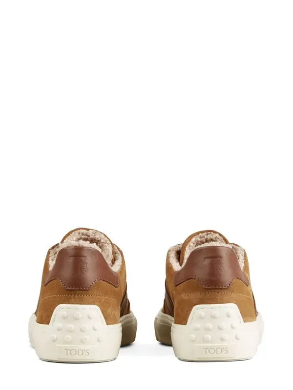 TOD'S Suede Shearling-lined Sneakers