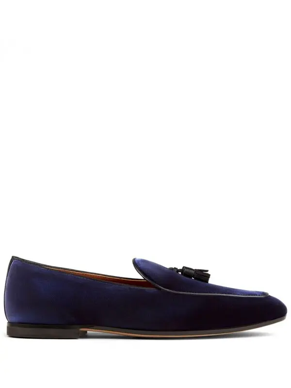 TOD'S Suede Loafers With Tassel Detail