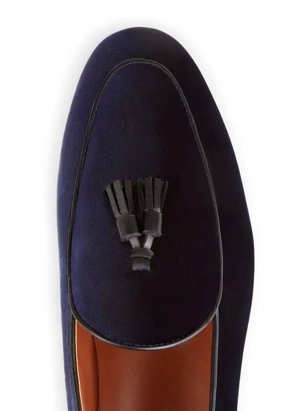 TOD'S Suede Loafers With Tassel Detail