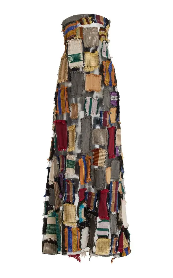 organza dress nigeria TARS PETROL ORGANZA PEPLUM HEM ROBE MAXI