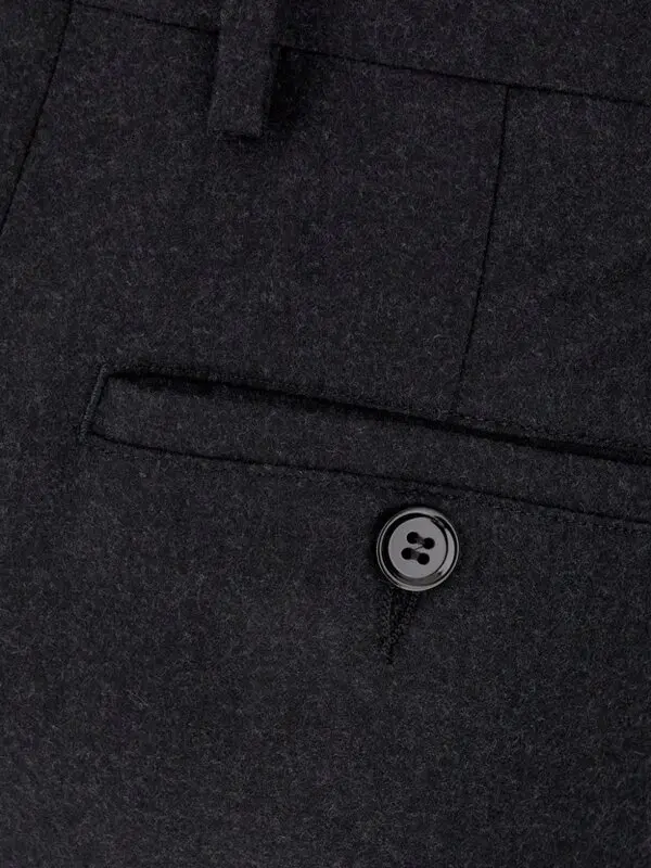 AMI Paris Tailored Wool Trousers - Grey