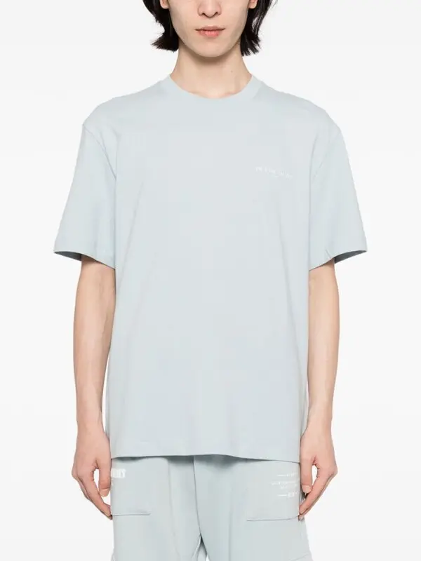 IH NOM UH NIT Pearl Roses Logo-print T-shirt - Blue