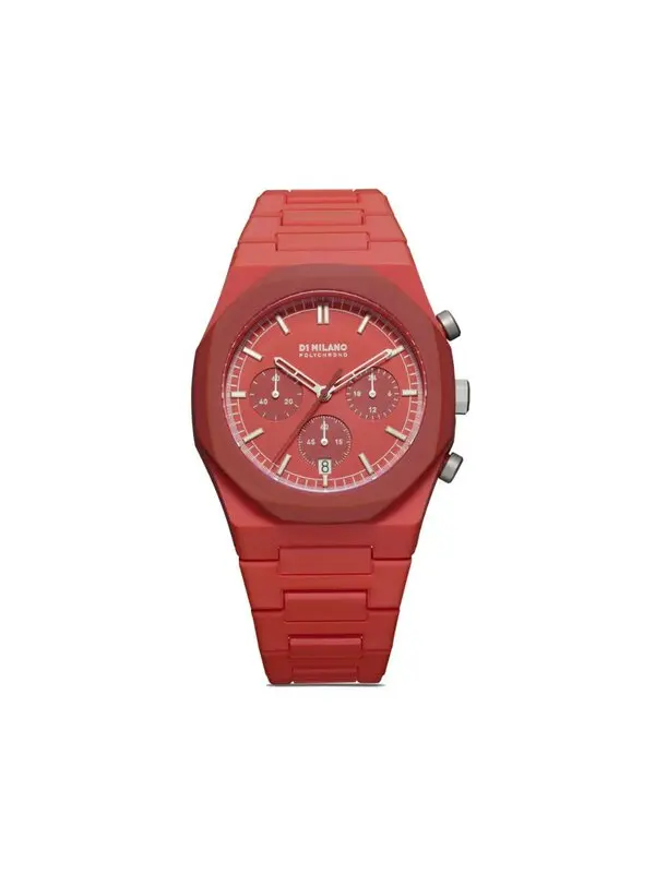 D1 MILANO Polychrono 40.5mm Watch - Red