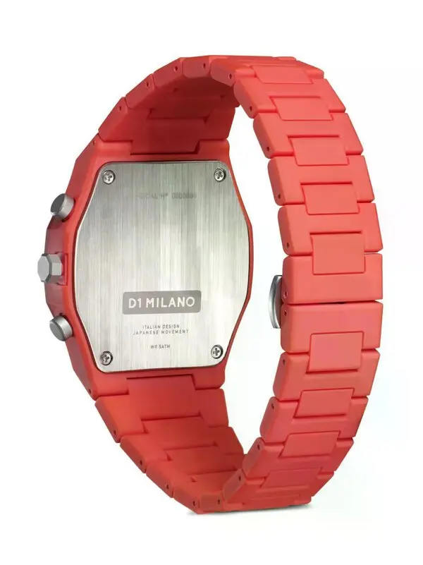 D1 MILANO Polychrono 40.5mm Watch - Red
