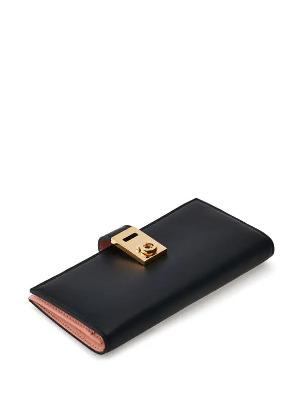 FERRAGAMO Hug Continental Leather Wallet