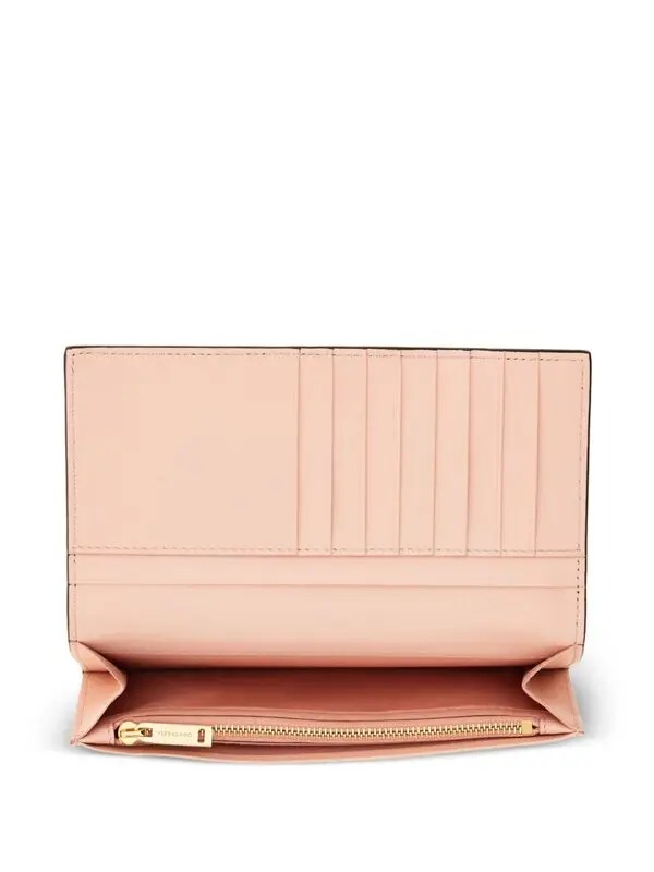 FERRAGAMO Hug Continental Leather Wallet
