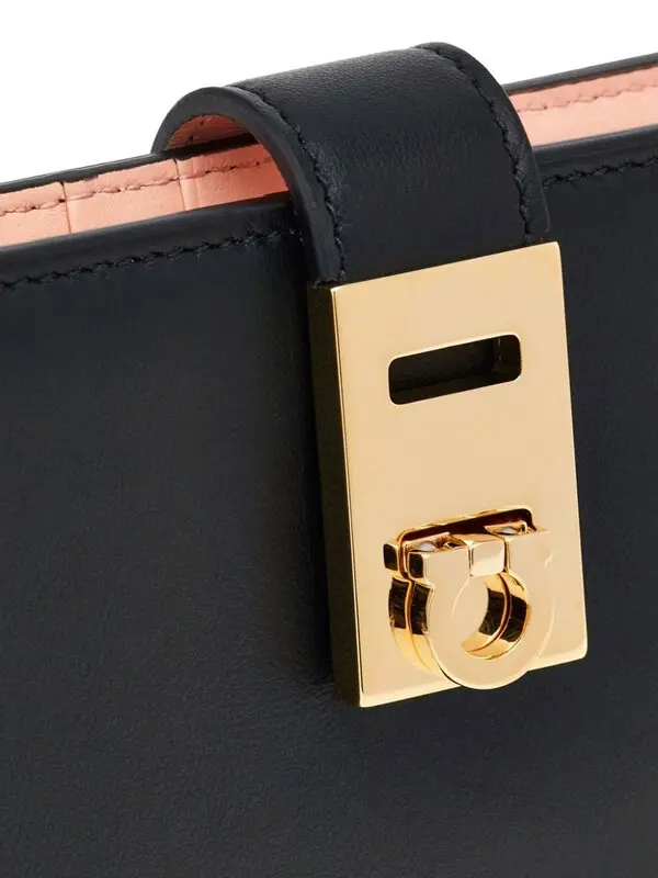 FERRAGAMO Hug Continental Leather Wallet
