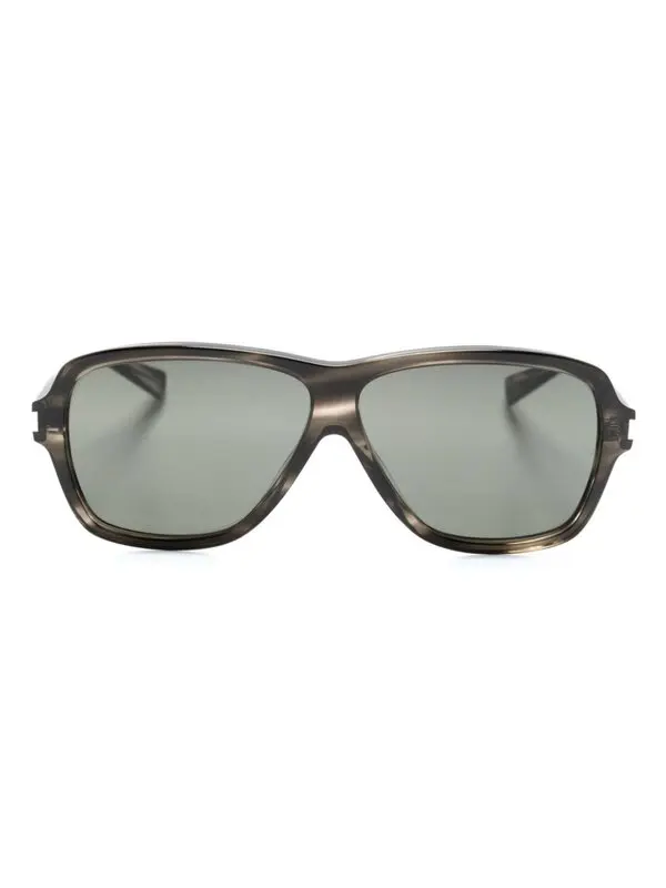 Saint Laurent Carolyn Oversized Sunglasses - Grey