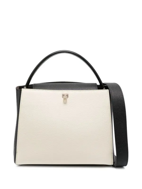 VALEXTRA Brera Leather Tote Bag
