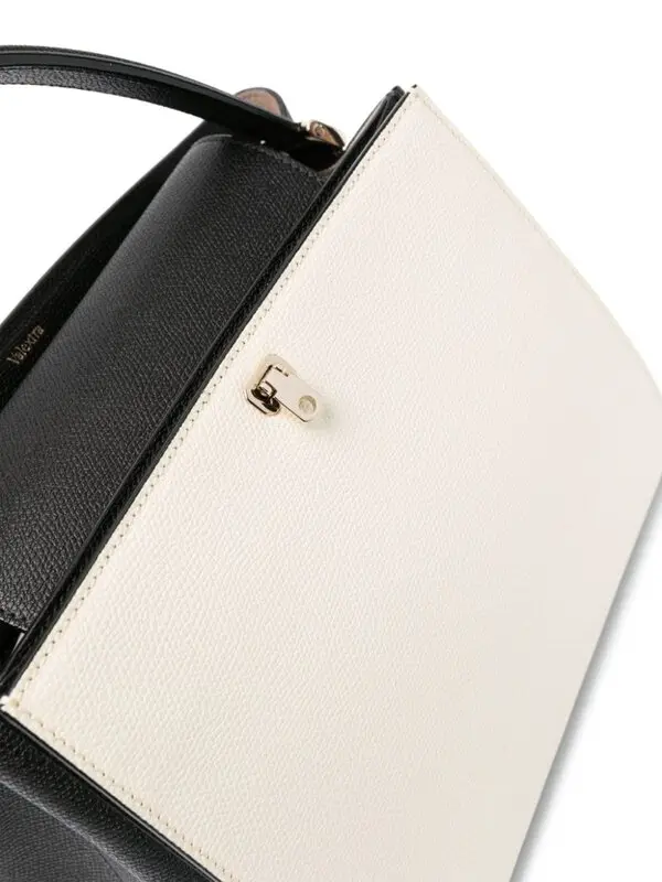 VALEXTRA Brera Leather Tote Bag