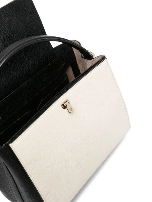 VALEXTRA Brera Leather Tote Bag