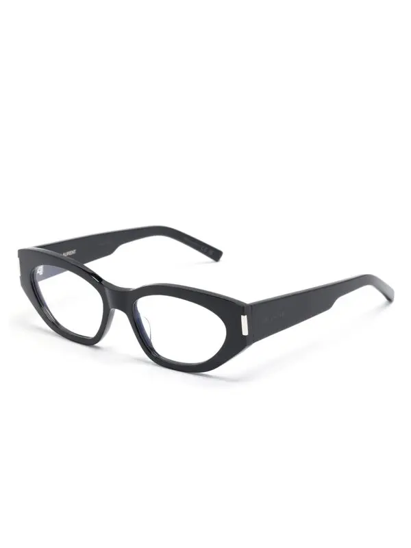 Saint Laurent Polished Cat-eye Glasses