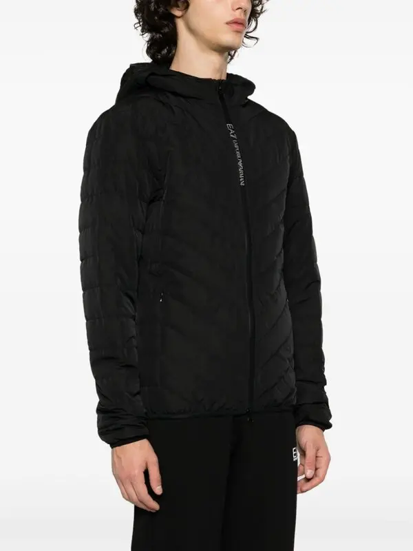 EA7 Hooded Quilted Jacket