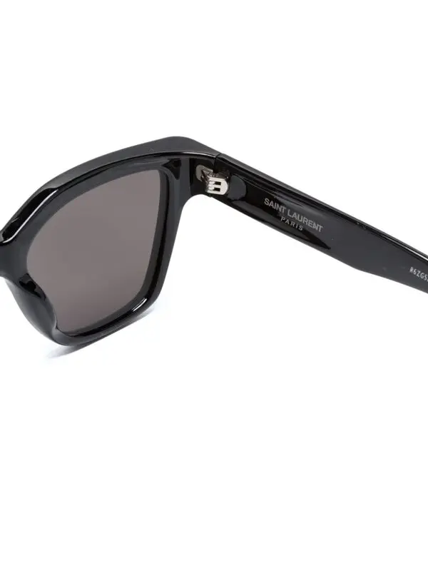 Saint Laurent Logo Square-frame Sunglasses