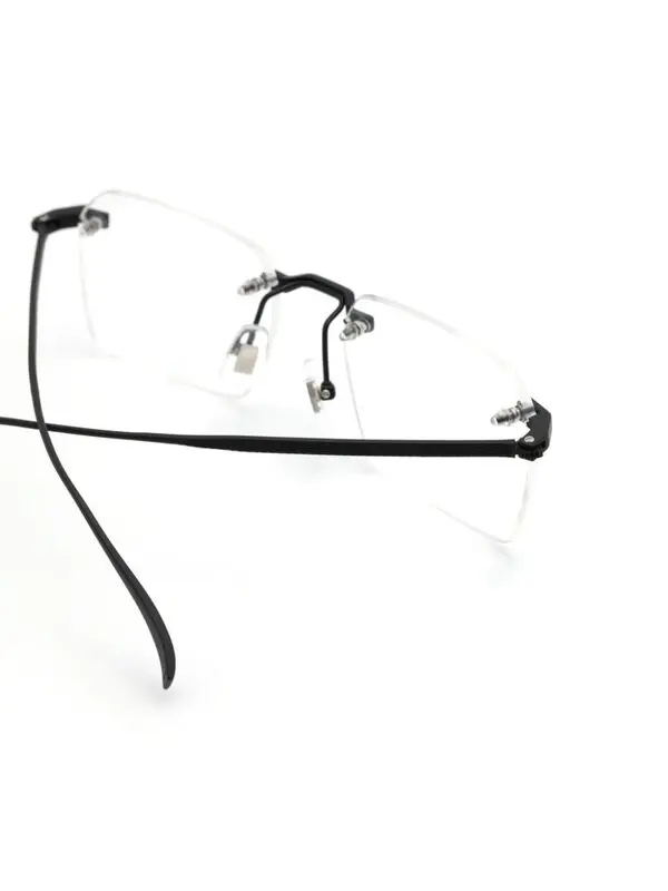 Dunhill Rimless Rectangle-lens Eyeglasses