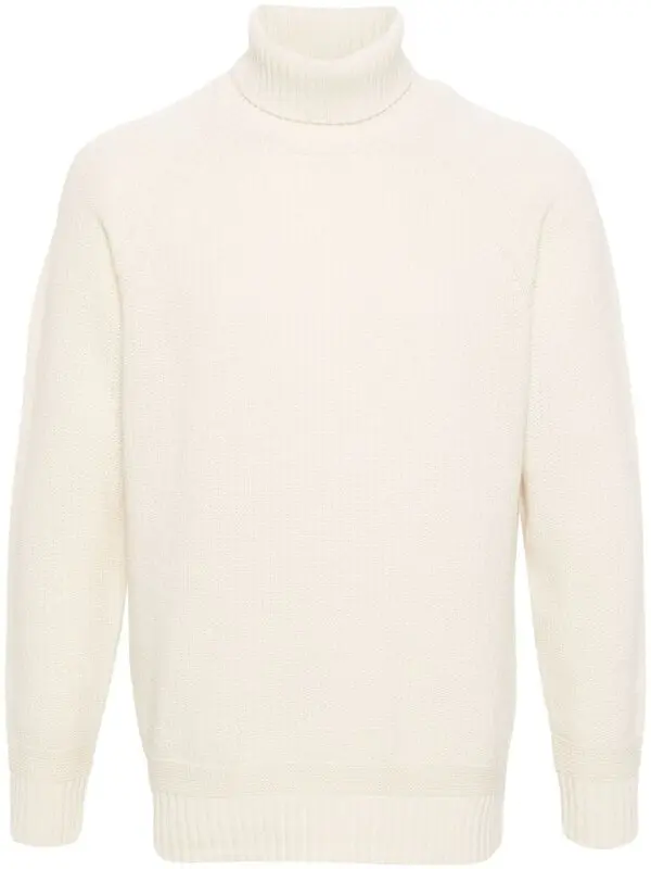 TEN C Roll-neck Wool Jumper
