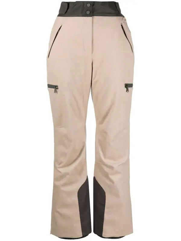 Brunello Cucinelli Colour-block Wool Track Pants