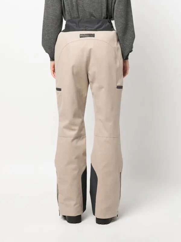 Brunello Cucinelli Colour-block Wool Track Pants