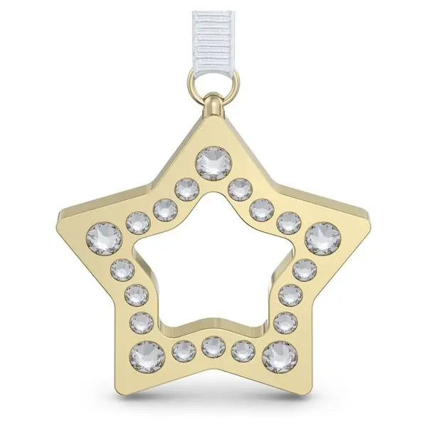 SWAROVSKI Holiday Magic Star Ornament - Gold Tone