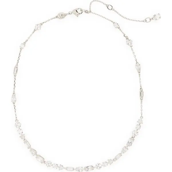 SWAROVSKI Mesmera Crystal Collar Necklace - Silver
