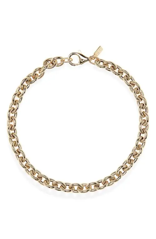 Ef Collection Sienna Chain Link Bracelet - Yellow Gold