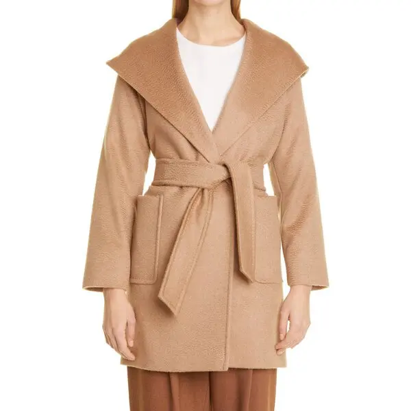 Max Mara Rialto Hair Coat - Camel