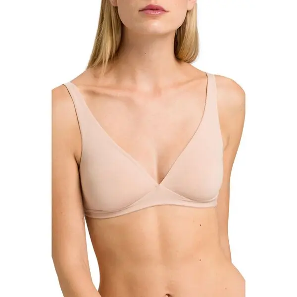Hanro Cotton Sensation Soft Cup Bra - Beige