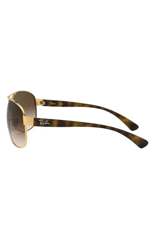 Ray-ban 67mm Gradient Pilot Sunglasses