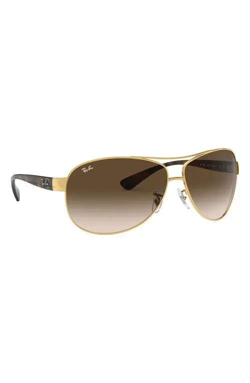 Ray-ban 67mm Gradient Pilot Sunglasses