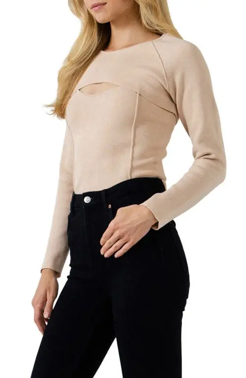 Endless Rose Two Piece Sweater And Bolero Set