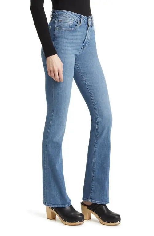 FRAME Super High-waist Mini Bootcut Jeans