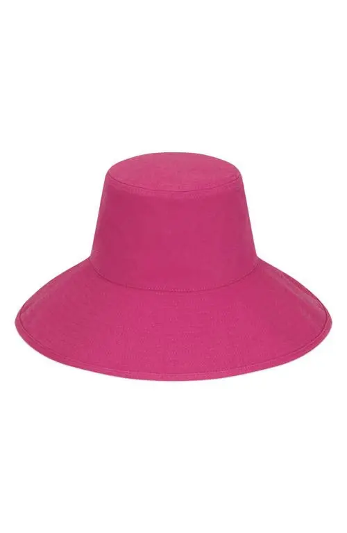 Lack Of Color Holiday Cotton Canvas Bucket Hat - Fuchsia