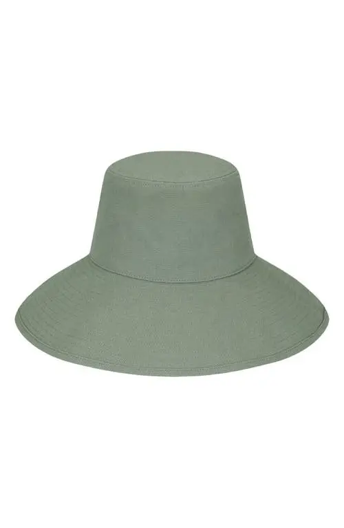 Lack Of Color Holiday Cotton Canvas Bucket Hat - Green