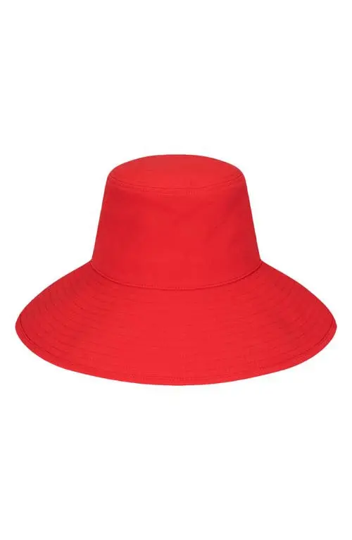 Lack Of Color Holiday Cotton Canvas Bucket Hat - Red