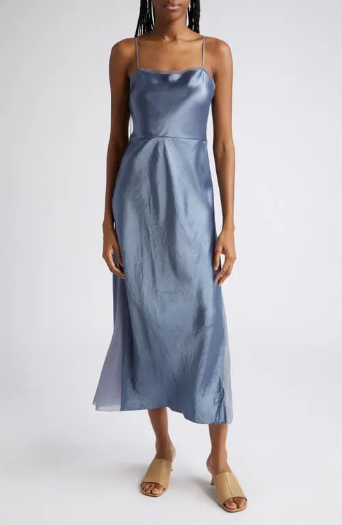 Vince Mixed Media Slipdress