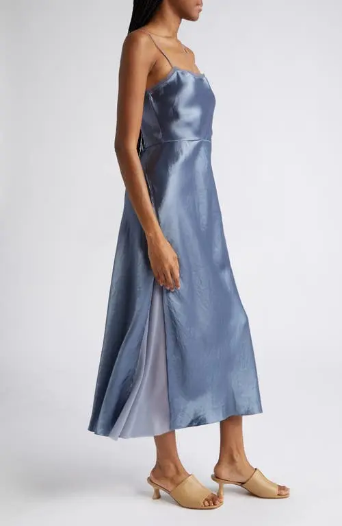 Vince Mixed Media Slipdress