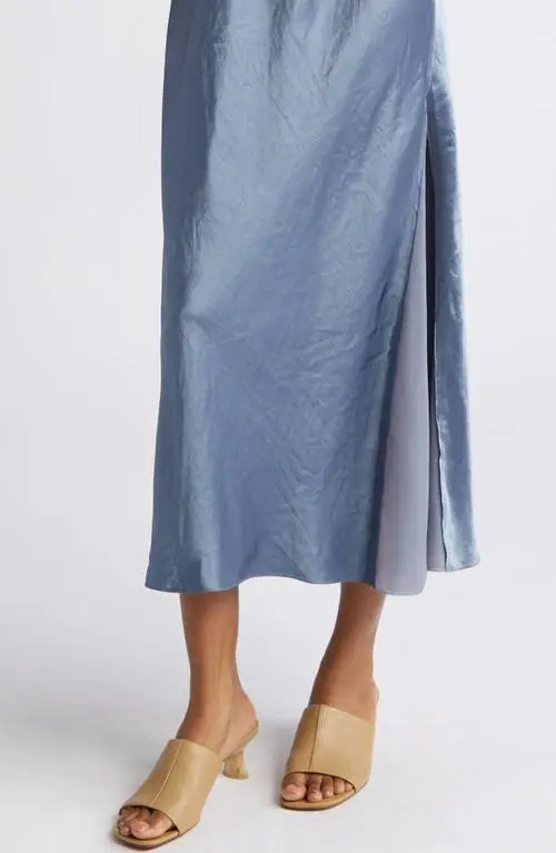 Vince Mixed Media Slipdress